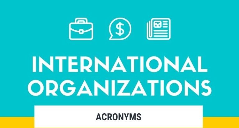Abbreviations of International Organizations - Examsegg GK